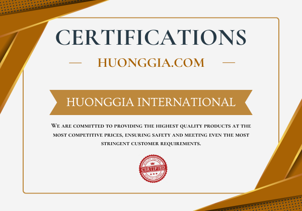 CERTIFICATIONS - Cung cấp sỉ lẻ nguyên liệu, hương liệu thực phẩm